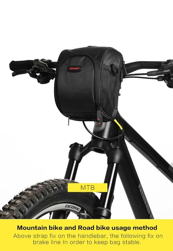 Bolso delantero para bicicletas - WISEBIKES Bolso frontal